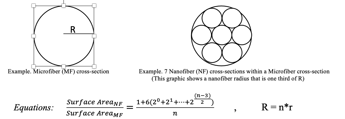 Solved EExample. 7 ﻿Nanofiber (NF) ﻿cross-sections within a | Chegg.com