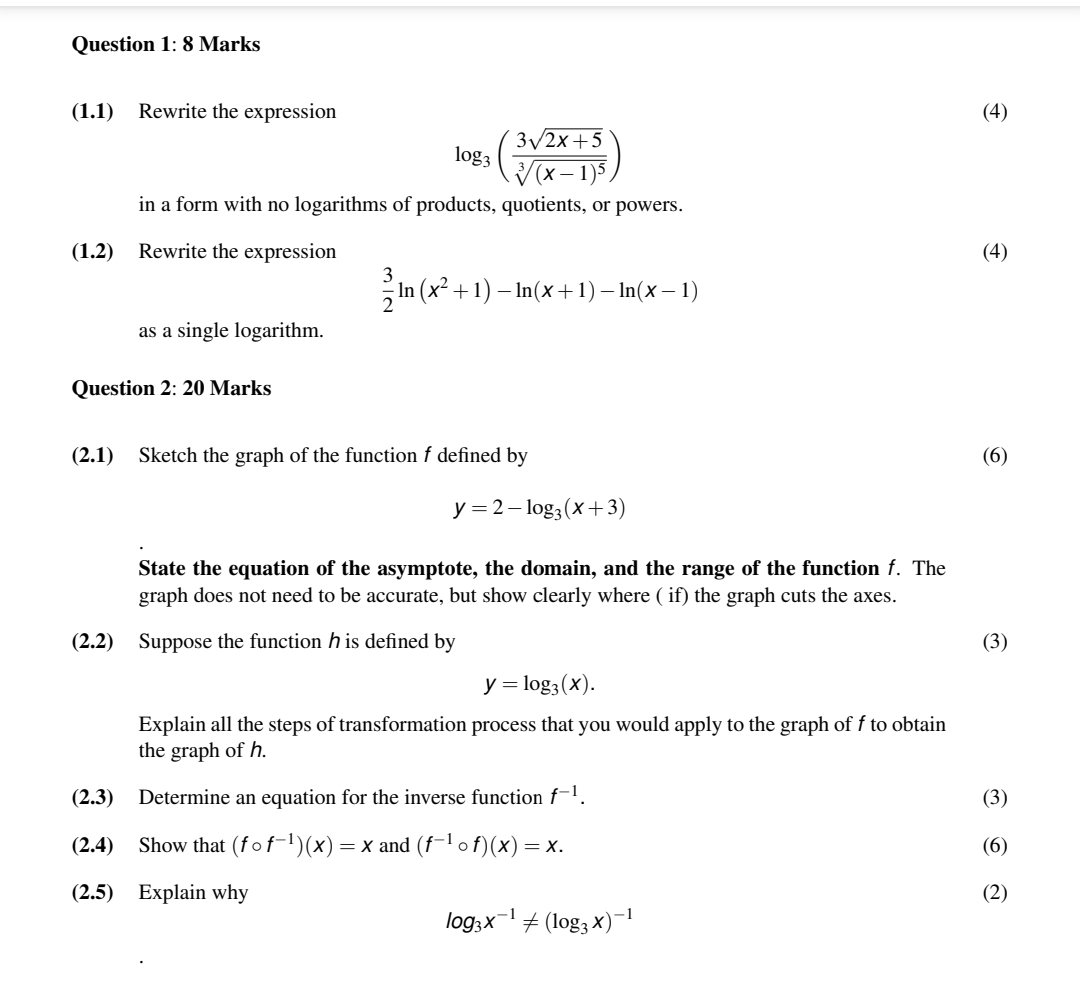 Solved Question 1 8 ﻿marks11 ﻿rewrite The 
