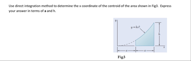 Solved Use direct integration method to determine the x | Chegg.com