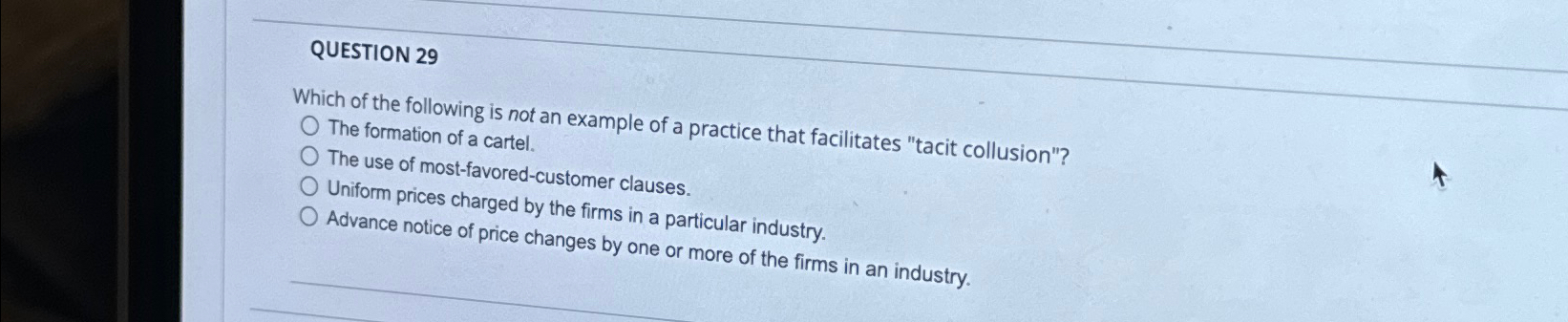 Solved QUESTION 29Which of the following is not an example | Chegg.com