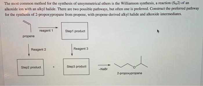 Solved The most common method for the synthesis of | Chegg.com