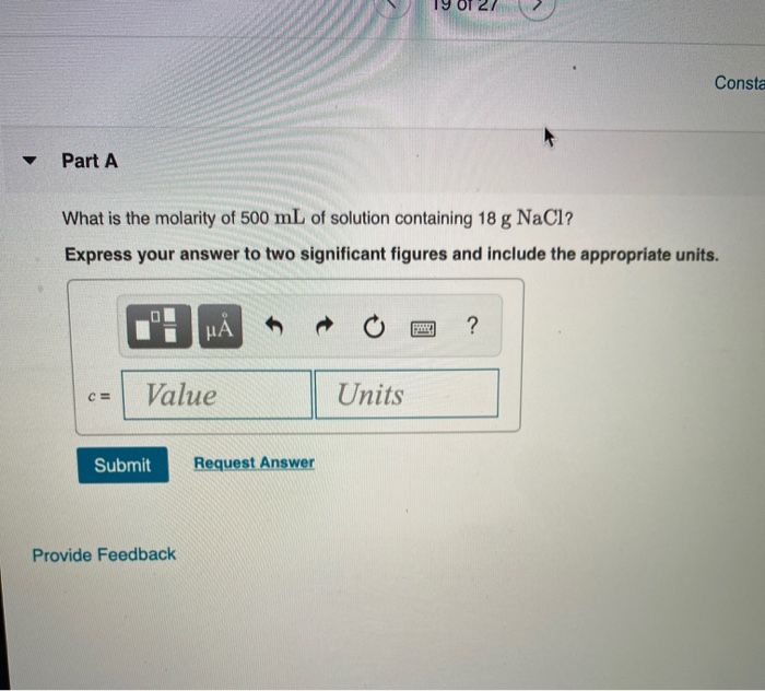 Solved Hide Timer 02: Item 18 18 of 27 > Constants | Peric | Chegg.com