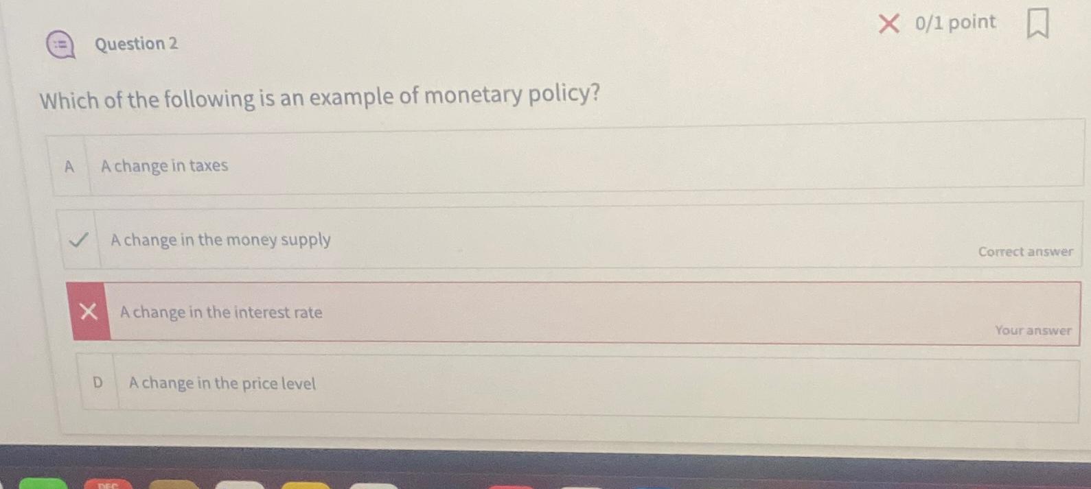 Solved Question 20/1 ﻿pointWhich of the following is an | Chegg.com