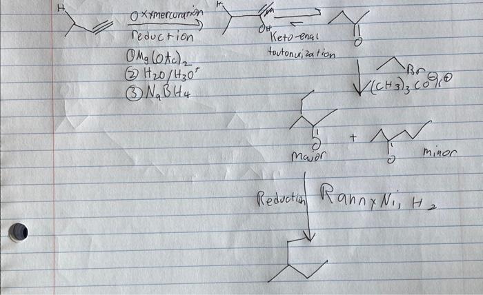 Solved Draw a detailed mechanism for the reaction below. | Chegg.com