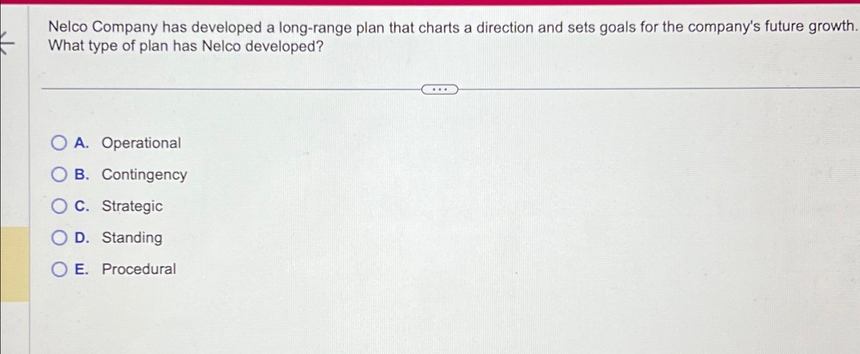 Solved Nelco Company has developed a long-range plan that | Chegg.com