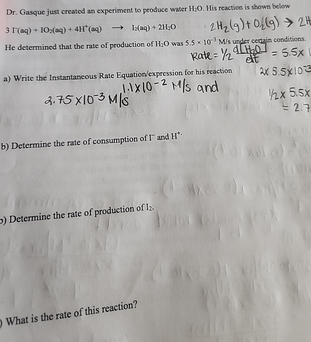 Dr. ﻿Gasque just created an experiment to produce | Chegg.com