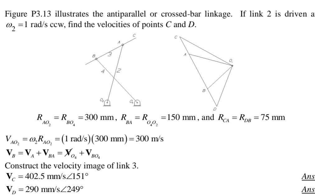 Solved how the answer Vc and Vd came show step by step | Chegg.com