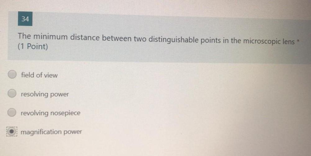 Solved 34 The minimum distance between two distinguishable | Chegg.com