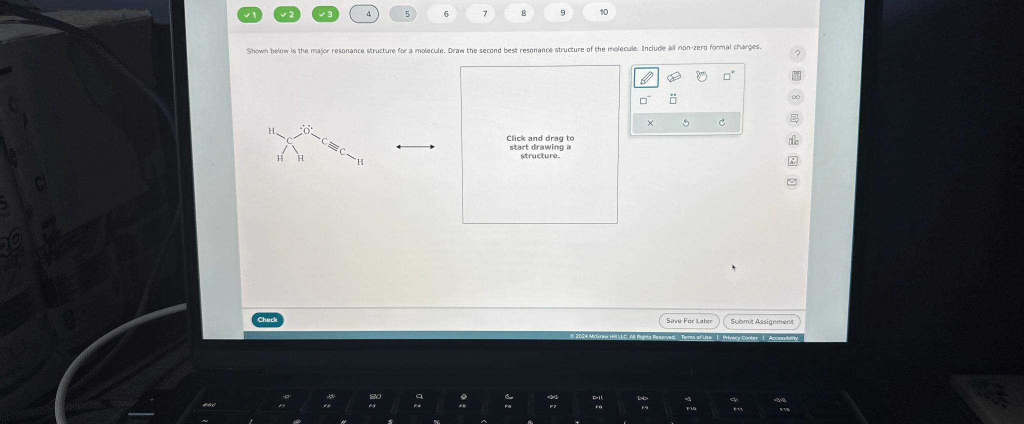 Solved Shown below is the major resonance structure for a | Chegg.com