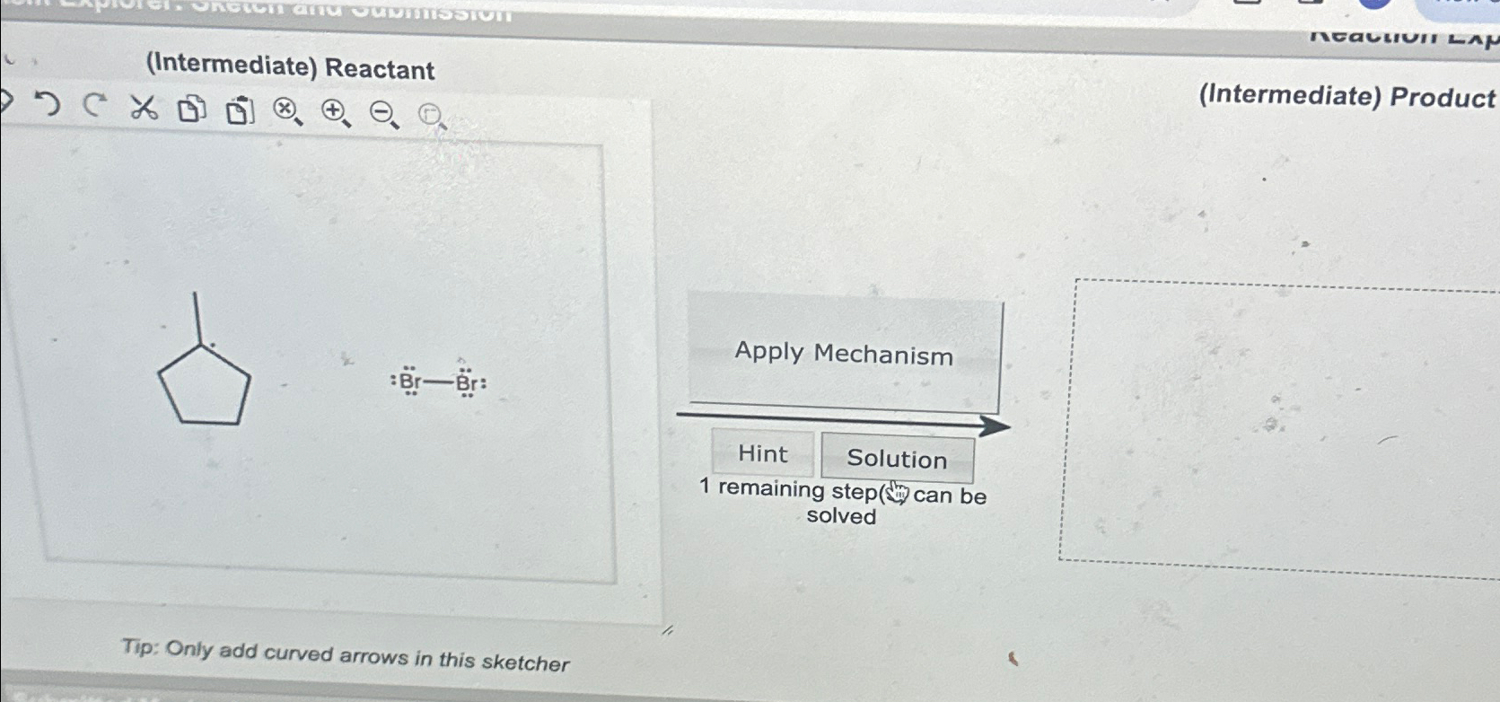 (Intermediate) ﻿Reactant(Intermediate) ﻿ProductTip: | Chegg.com