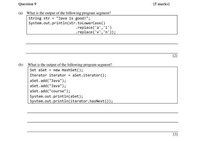 Solved a) What is the output of the following program | Chegg.com
