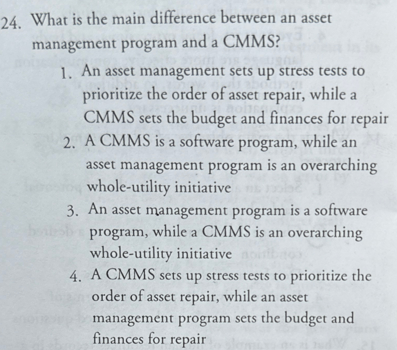 Solved What is the main difference between an asset | Chegg.com