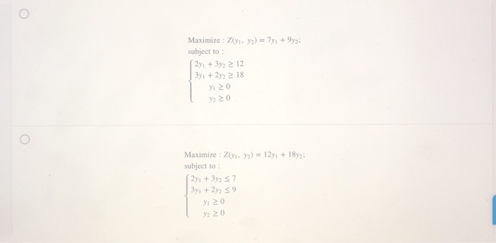 Solved Question Convert the following minimization problem | Chegg.com