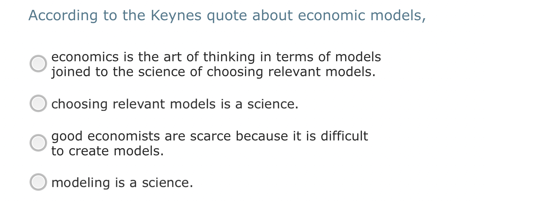 Solved According to the Keynes quote about economic | Chegg.com
