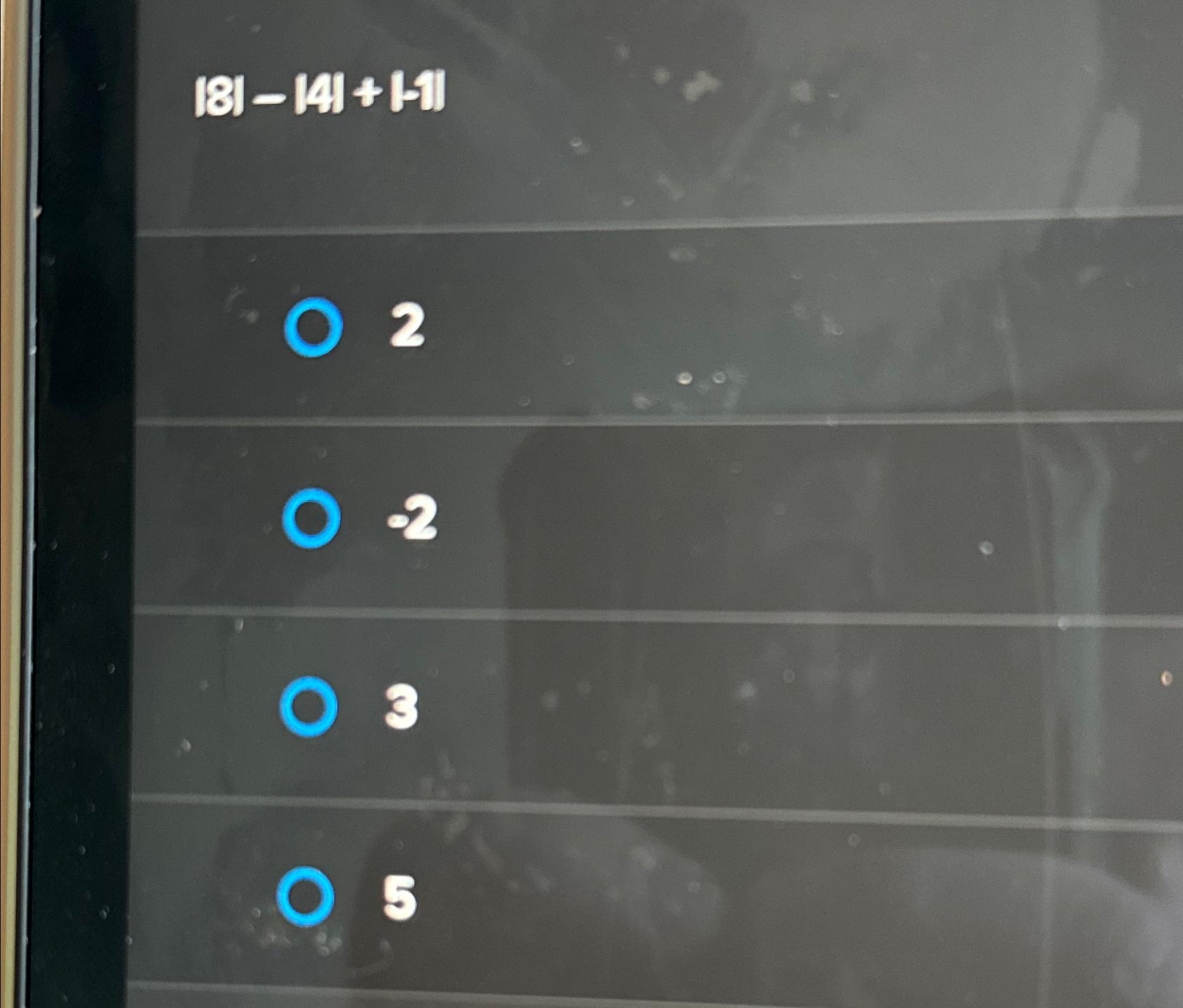 Solved |8|-|4|+|-1|2-235||| | Chegg.com