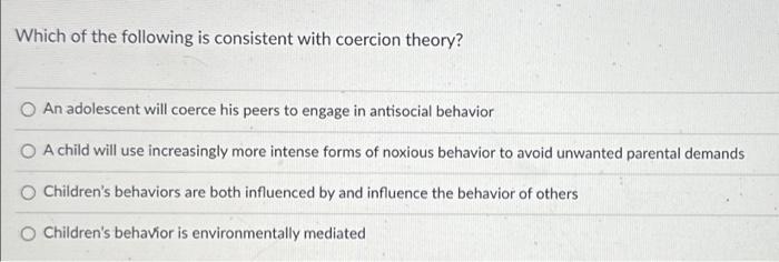 Solved Which of the following personality characteristics | Chegg.com