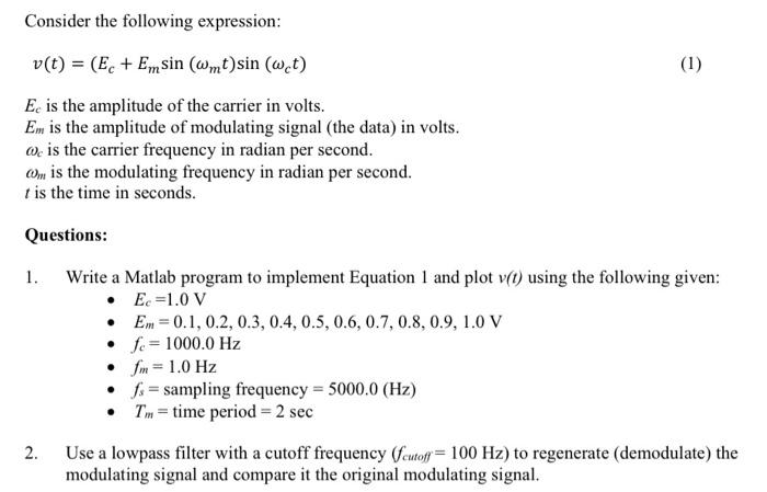 Solved Consider the following expression: | Chegg.com