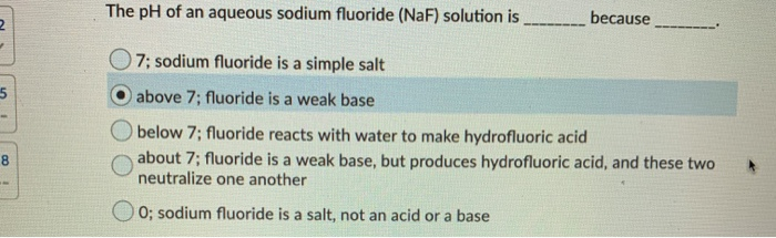 Solved Which one of the following salts forms aqueous | Chegg.com