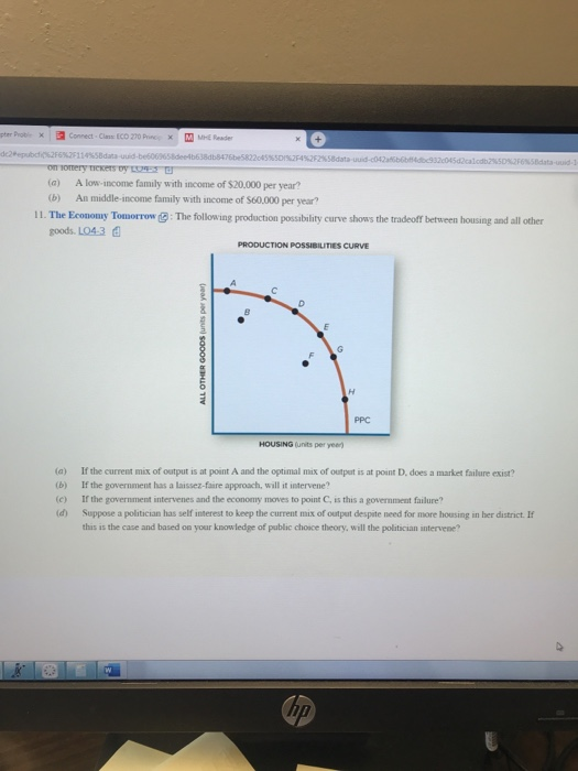 Solved pter Prob X EConnect Class ECO 270 Princ x M MHE | Chegg.com