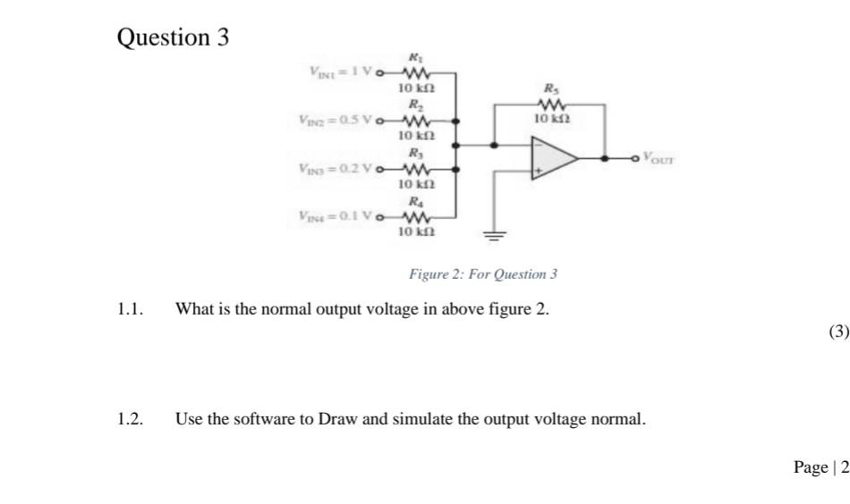 Solved Question 3 Figure 2: For Question 3 1.1. What is the | Chegg.com Solved Question 3 Figure 2: For Question 3 1.1. What is the | Chegg.com