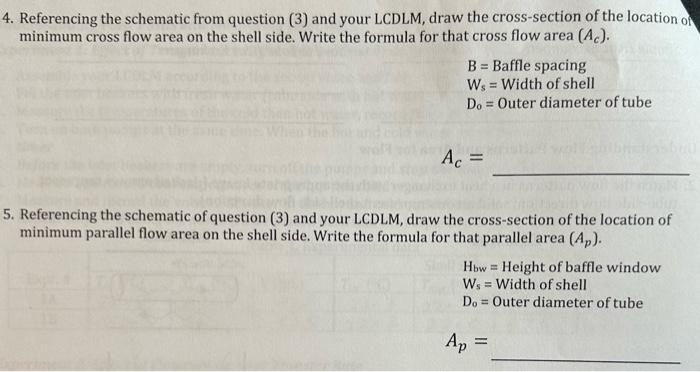Solved 3. On the shell \& tube heat exchanger diagram below, | Chegg.com