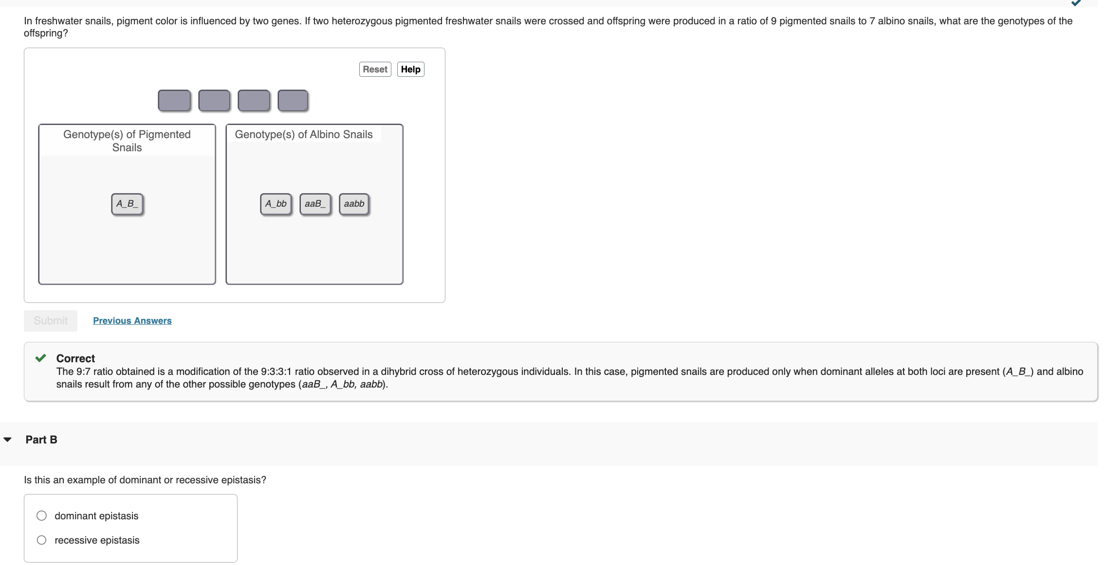 Solved offspring?Genotype(s) ﻿of | Chegg.com