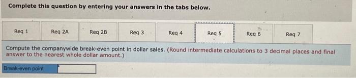 Solved Problem 7-24 (Algo) Companywide and Segment | Chegg.com