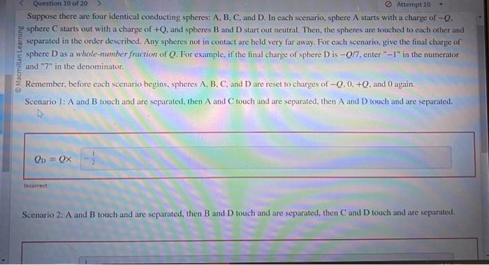 Solved Suppose there are four identical conducting spheres: | Chegg.com