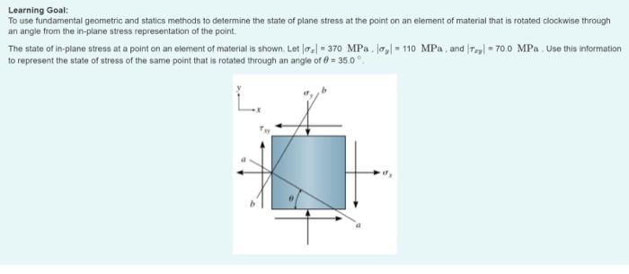 Solved Learning Goal: To use fundamental geometric and | Chegg.com