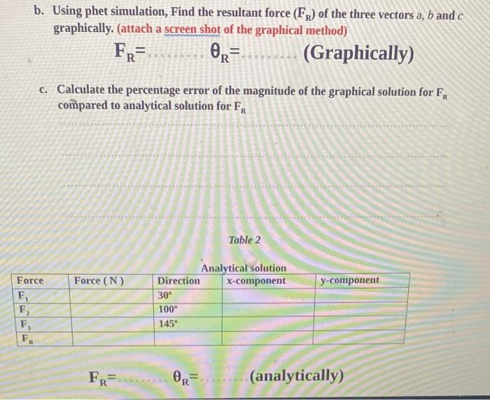 Solved 2) For part 2, use Phet simulation for each vector to | Chegg.com
