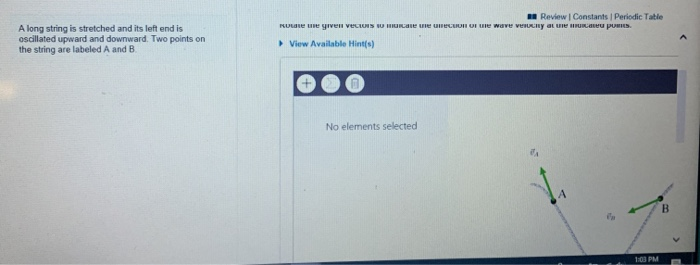 Solved A long string is stretched and its left end is | Chegg.com