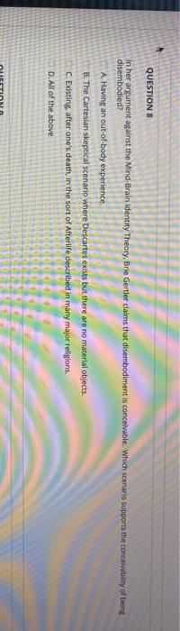 QUESTION 2 Edmund Gettier gives a counterexample to | Chegg.com