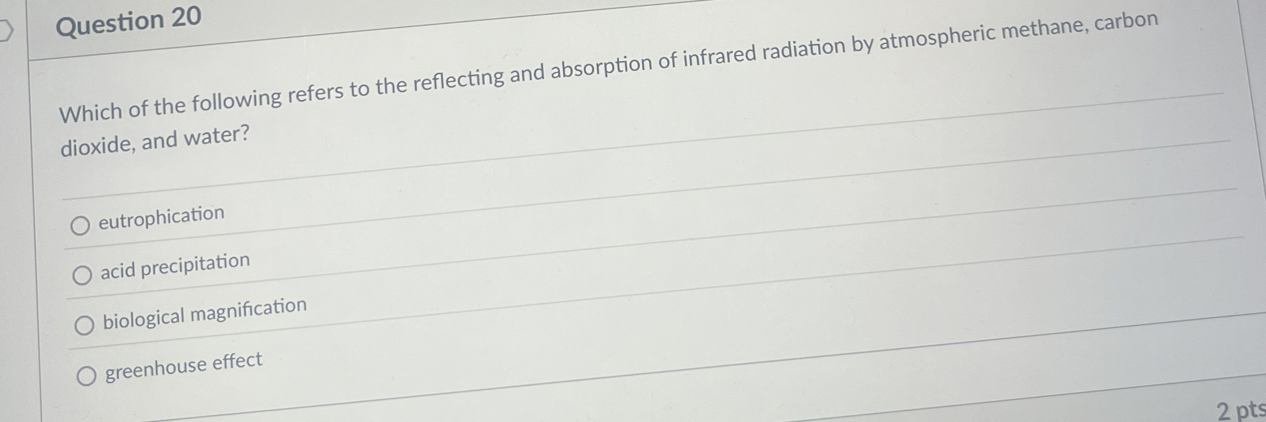 Solved Question 20Which of the following refers to the | Chegg.com