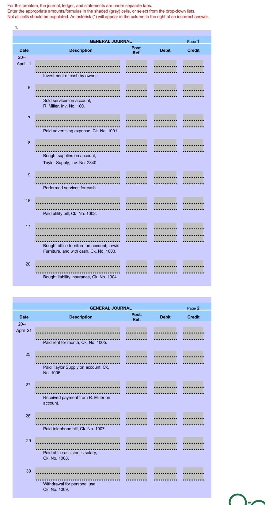 Solved Following is the chart of accounts of Sanchez Realty | Chegg.com
