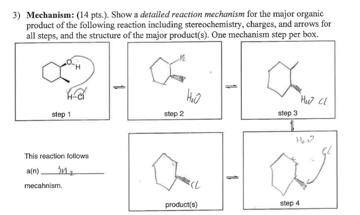 Solved Mechanism: (14 ﻿pts.). ﻿Show a detailed reaction | Chegg.com