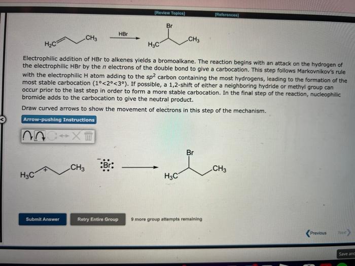 Solved [Review Topice References Br HBO CH3 CH3 Hąc H3C | Chegg.com