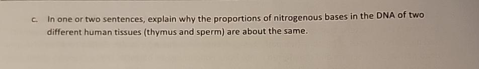 Solved c. ﻿In one or two sentences, explain why the | Chegg.com
