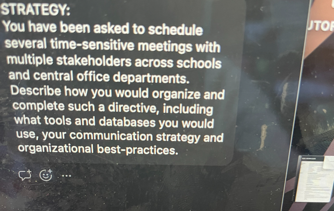 Solved STRATEGY:You have been asked to schedule several | Chegg.com