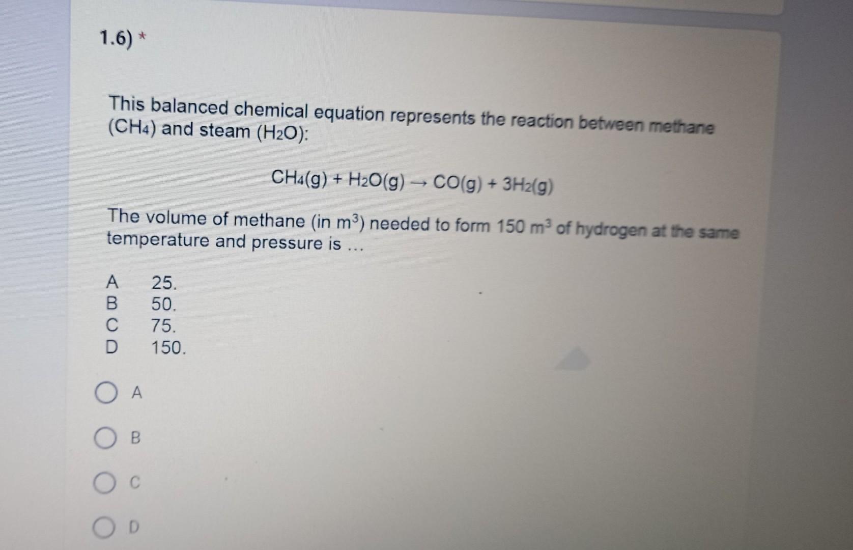Solved This balanced chemical equation represents the | Chegg.com