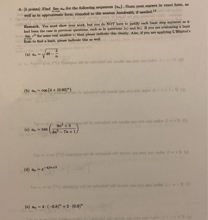 Solved 5. [5 points) The goal of classes 16 and 17 was to | Chegg.com