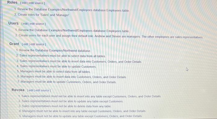 Solved Activities [edi |edt source] 1. Select a database | Chegg.com