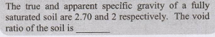 Solved The true and apparent specific gravity of a | Chegg.com