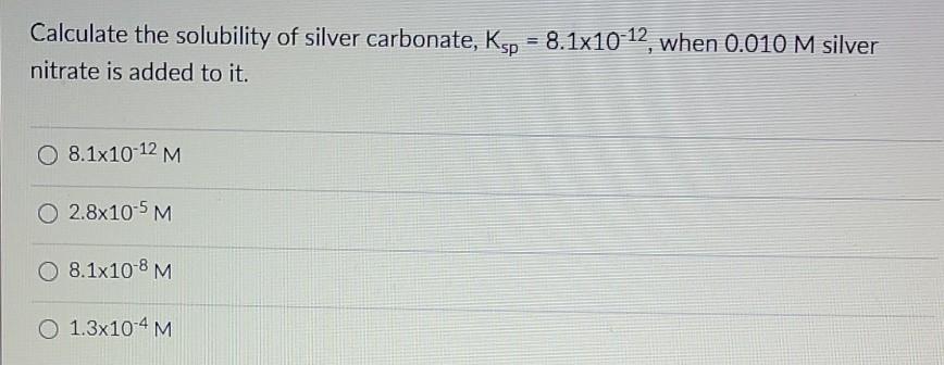 Solved Which equation below shows the dissociation (or | Chegg.com