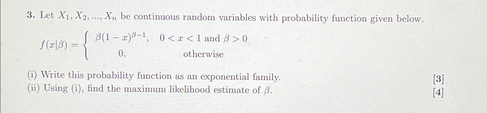 Solved Let x1,x2,dots,xn ﻿be continuous random variables | Chegg.com