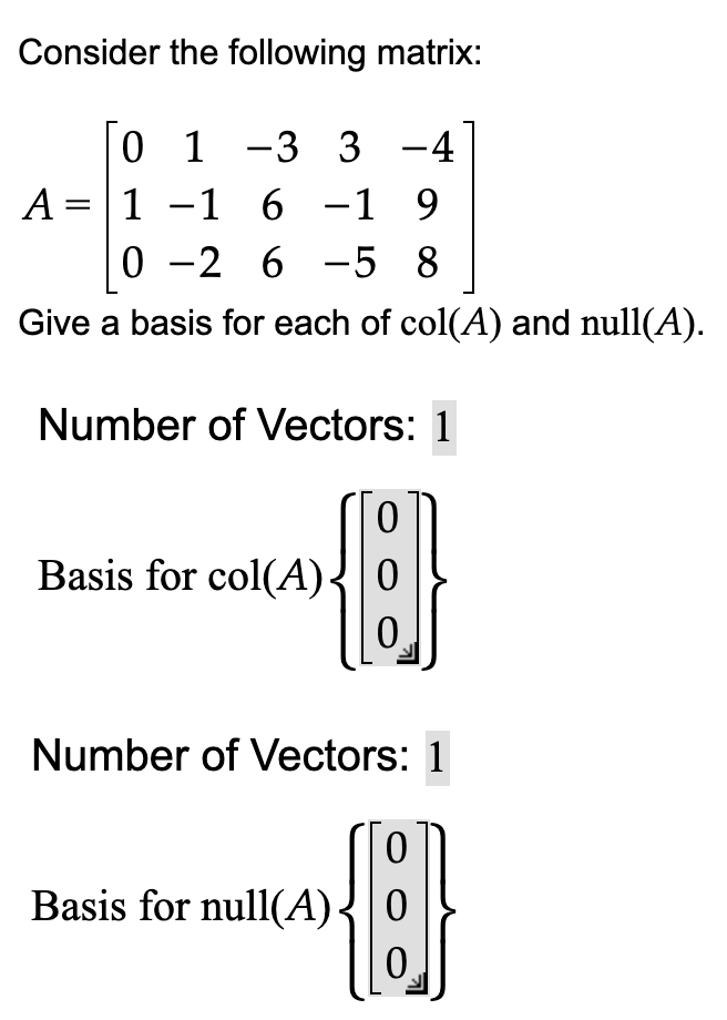 Solved Consider the following | Chegg.com
