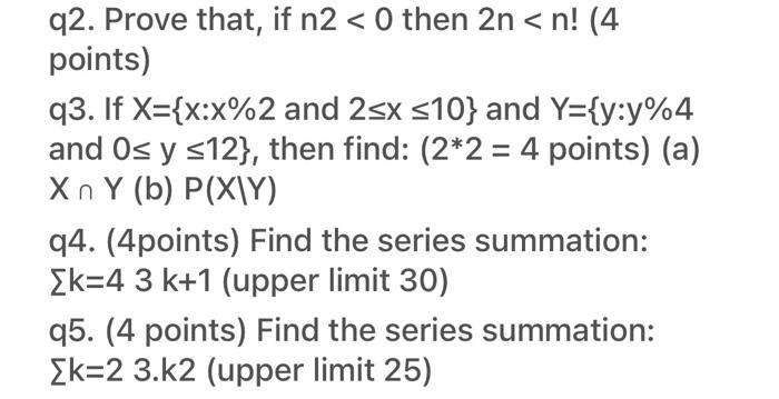 Solved q2. Prove that, if n2