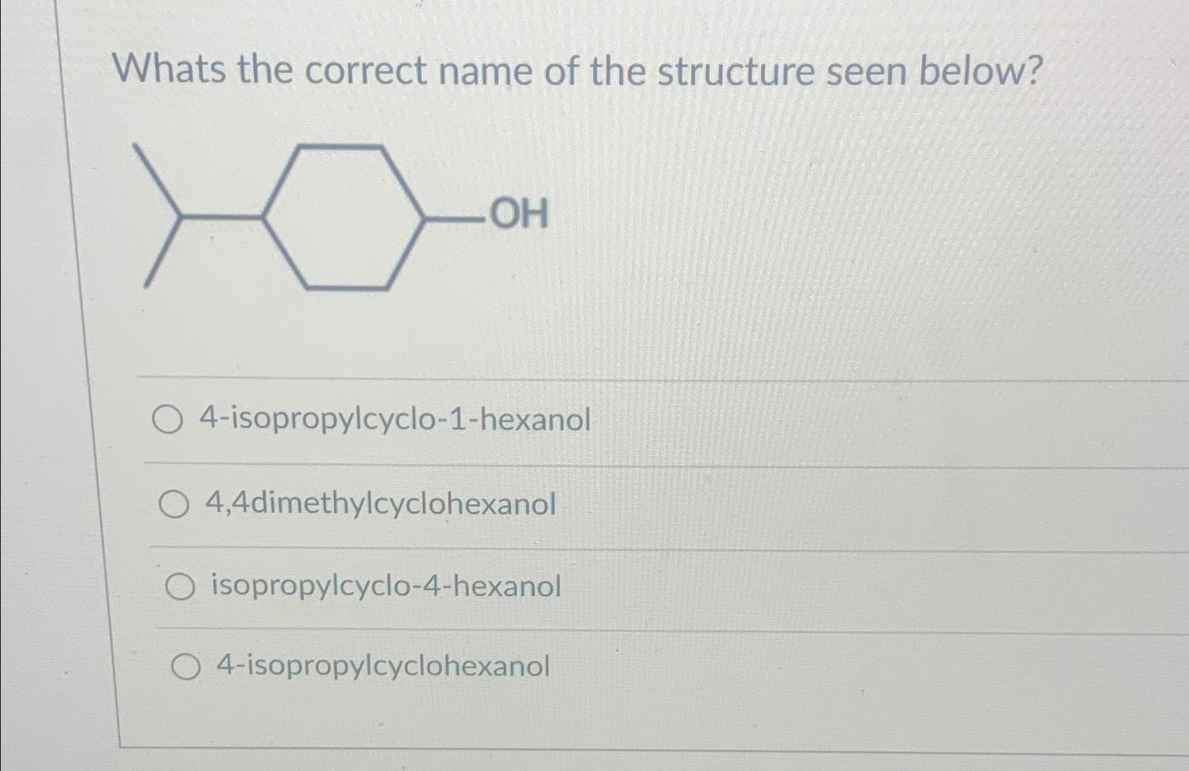 Whats the correct name of the structure seen | Chegg.com