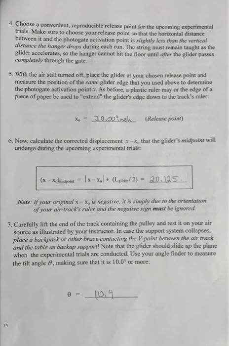 Solved Part III: Incline Plane, Light Glider 1. Take a | Chegg.com