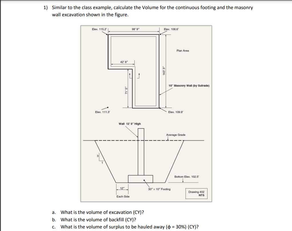 Solved Similar to the class example, calculate the Volume | Chegg.com