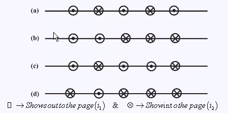 Solved In the figure, it shows four arrangements in which | Chegg.com